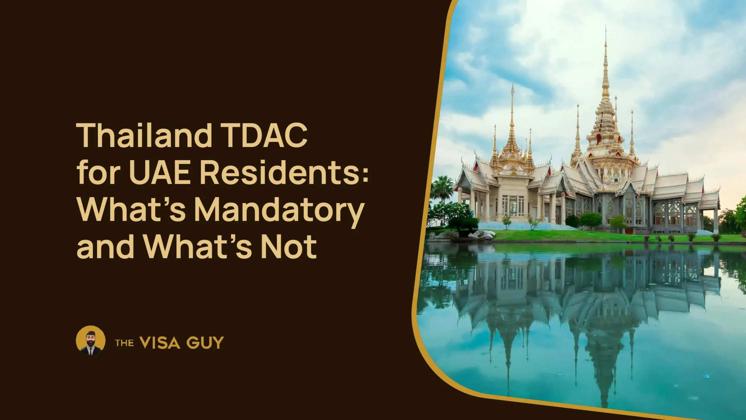 Thailand TDAC for UAE Residents: Mandatory Rules & Exemptions (2026)